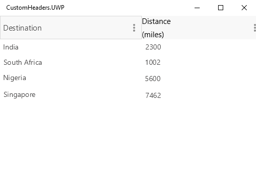 How to display DataGrid Column header in 2 lines? in UI for Xamarin | Telerik Forums