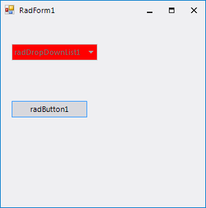 Change Background Color of Disabled DropDownList in UI for WinForms | Telerik Forums