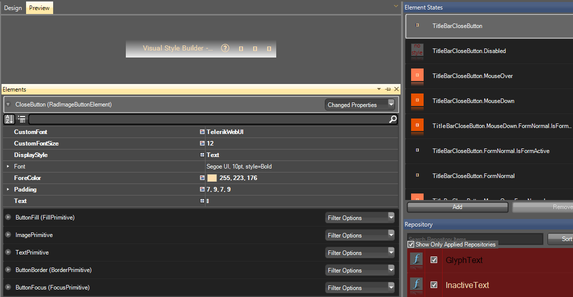 Titlebar System Buttons Strange Icons In Ui For Winforms Telerik Forums