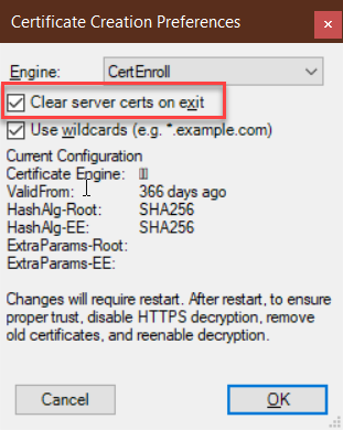 Decrypt HTTPS Traffic Error in Fiddler | Telerik Forums