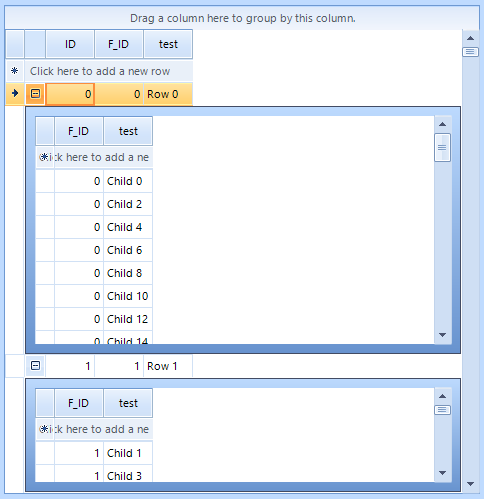 RadGridView scroll position issue when hierarchical grid all expanded in UI for WinForms ...