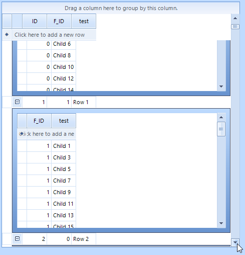 RadGridView scroll position issue when hierarchical grid all expanded in UI for WinForms ...