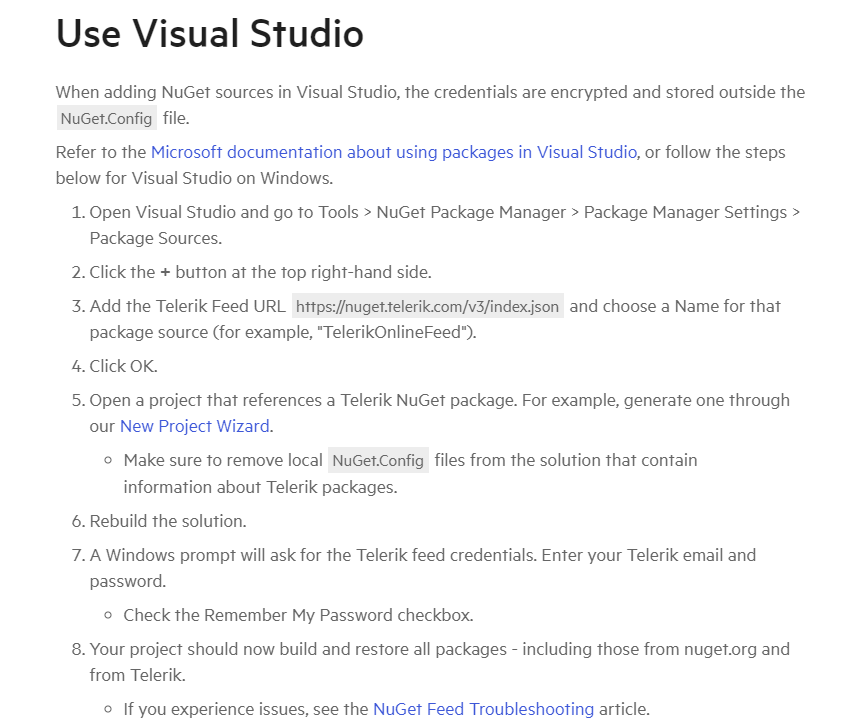Unable to find package Telerik.UI.for.Blazor in UI for Blazor | Telerik Forums
