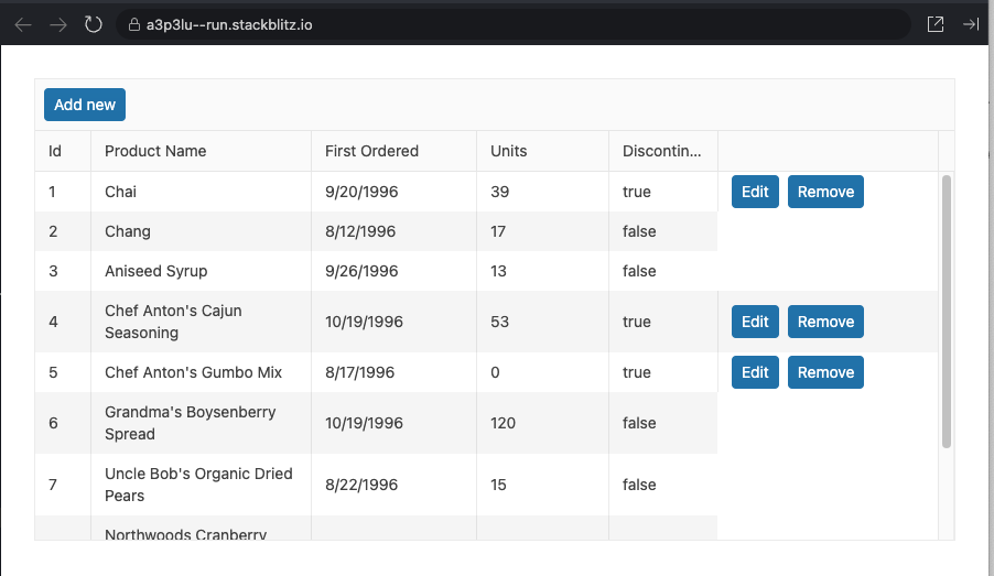 How To Add Custom Button To Rows Of React Grid In Kendoreact Telerik
