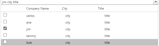 RadCombobox with multiple Columns and checkbox Selection in UI for ASP.NET AJAX | Telerik Forums