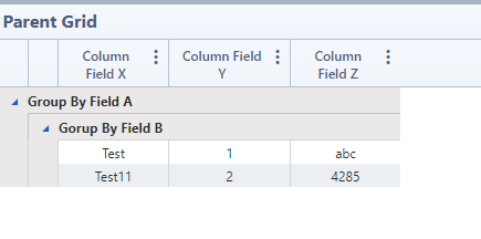 MVVM_ how to create a Nested Child grid with Parent's multilevel grouped Grid in UI for ASP.NET ...