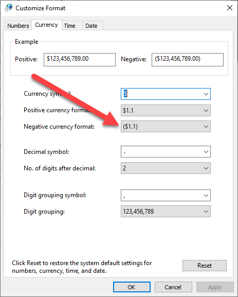 Negative Currency format in Export to excel format issue. in UI for ASP.NET AJAX | Telerik Forums