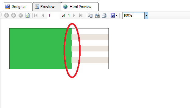Table columns overlaps with each other in Reporting | Telerik Forums