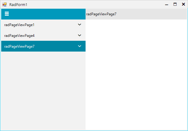 Collapse Subpage Item In Radpageview Navigation Mode With Hierarchy In Ui For Winforms Telerik