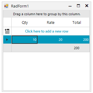 Create Invoice in RadGridview in UI for WinForms | Telerik Forums