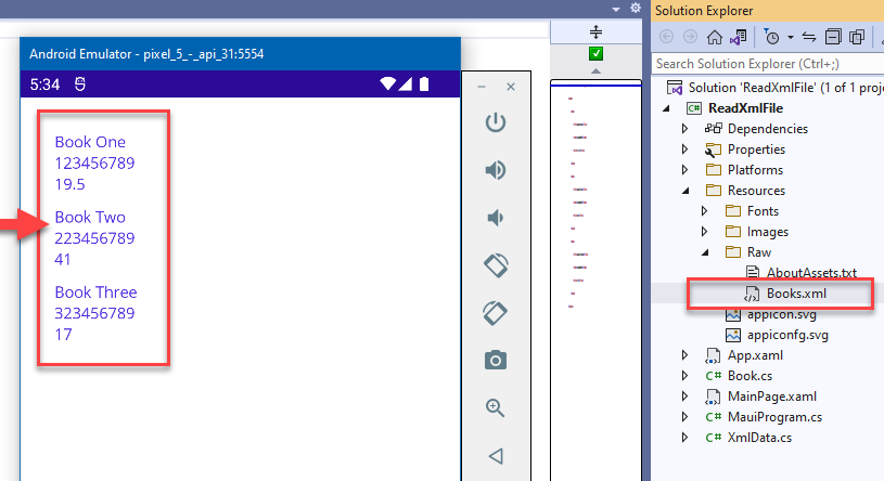 Read XML file In MAUI project in UI for .NET MAUI | Telerik Forums