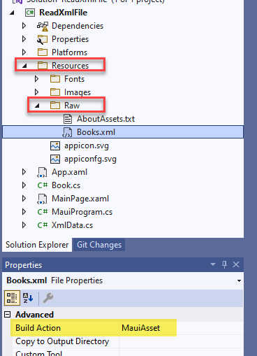 Read XML file In MAUI project in UI for .NET MAUI | Telerik Forums