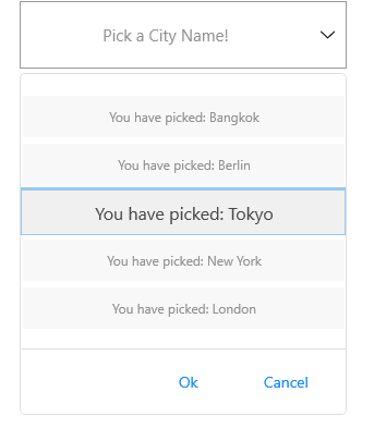 List Picker - Look && scroll in UI for .NET MAUI | Telerik Forums