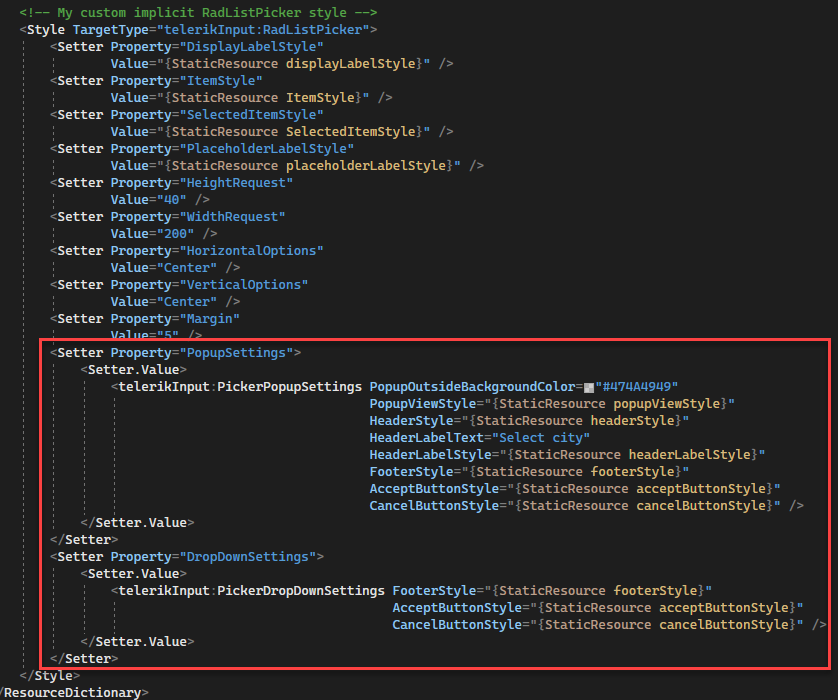 List Picker - Look && scroll in UI for .NET MAUI | Telerik Forums