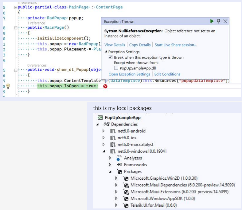 There is a little difference between TelerikUI popup and MAUI popup ...