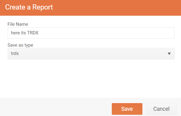 Disable TRDP in dropdown new report in Reporting | Telerik Forums