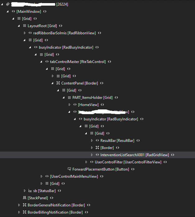 The scroll bars are placed in the tables in UI for WPF | Telerik Forums