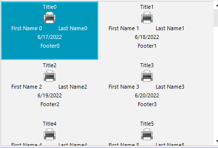 ListView IconView Custom Item with buttons and text in UI for WinForms ...