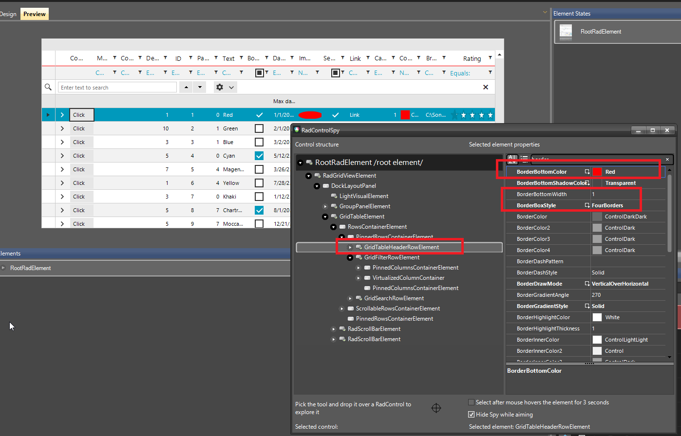 Visual Style Builder & Grid in UI for WinForms | Telerik Forums