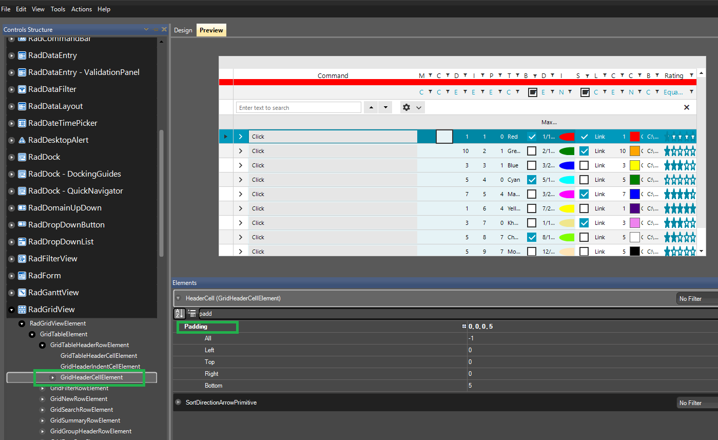 Visual Style Builder And Grid In Ui For Winforms Telerik Forums