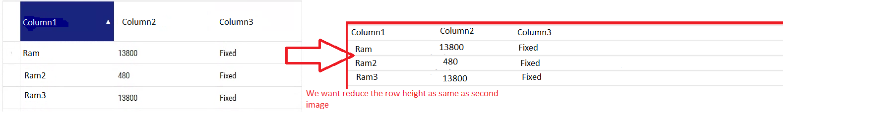 How To Customize Telerik Radcombobox In Radgridview Gridviewcomboboxcolumn Height In Wpf In