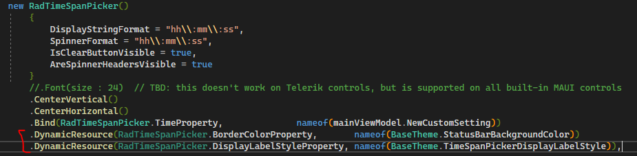 Font Size And Text Color For Rad Controls In Ui For Net Maui Telerik Forums