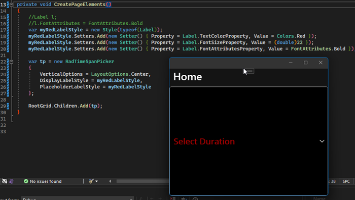 Font Size And Text Color For Rad Controls In Ui For Net Maui Telerik Forums