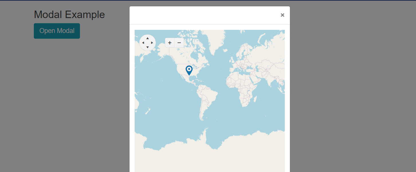 Map Component in Bootstrap modal in UI for ASP.NET Core | Telerik Forums