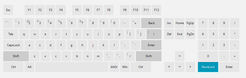 Hide or disable WIN and ALT keys on radVirtualKeyboard in UI for WinForms | Telerik Forums