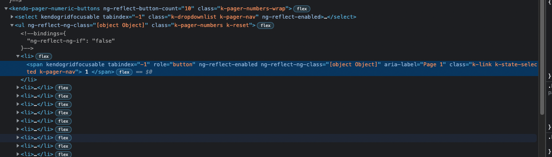 Grid Pager Does Not Show Active Page In Kendo Ui For Jquery Telerik