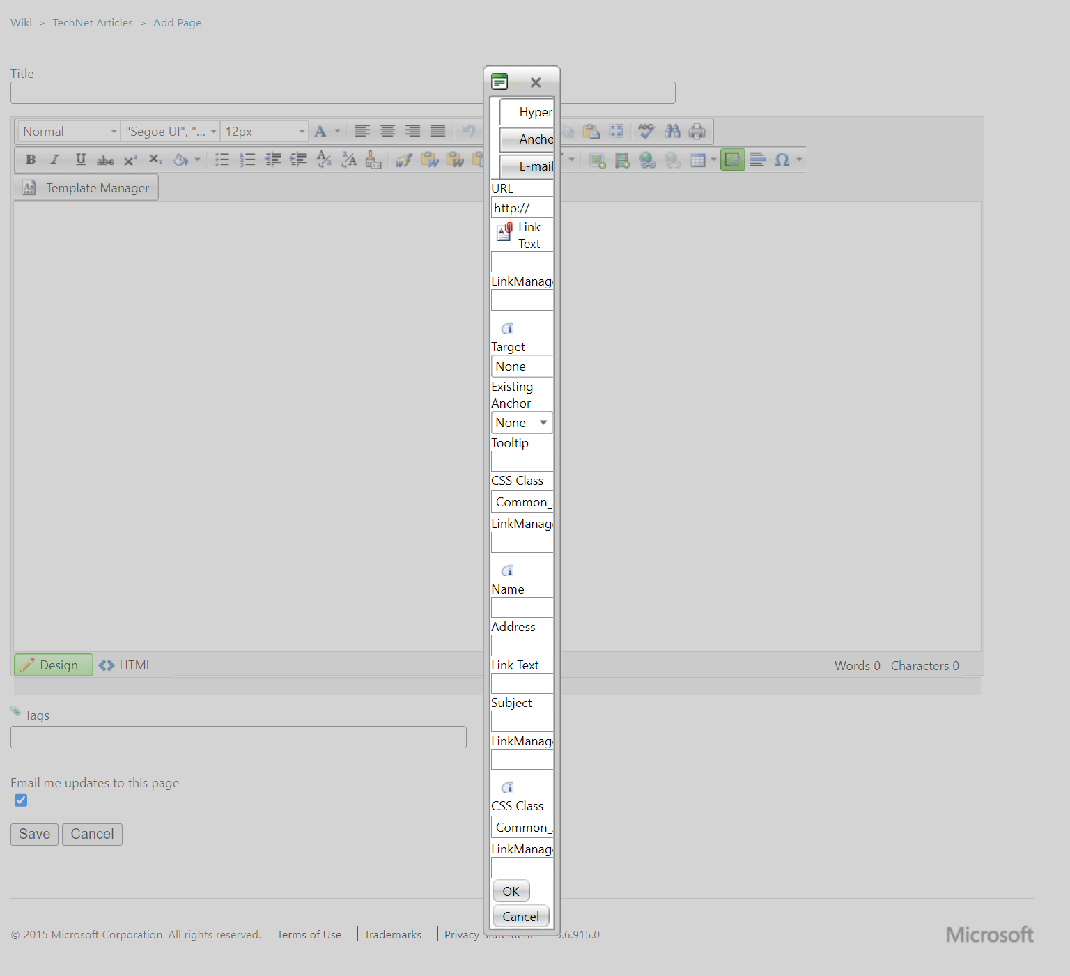 Dialogs broken for RadEditor after upgrade in UI for ASP.NET AJAX | Telerik Forums
