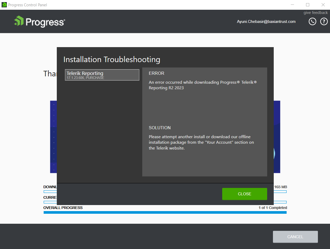 Cannot Install Reporting In Ui For Winforms Telerik Forums