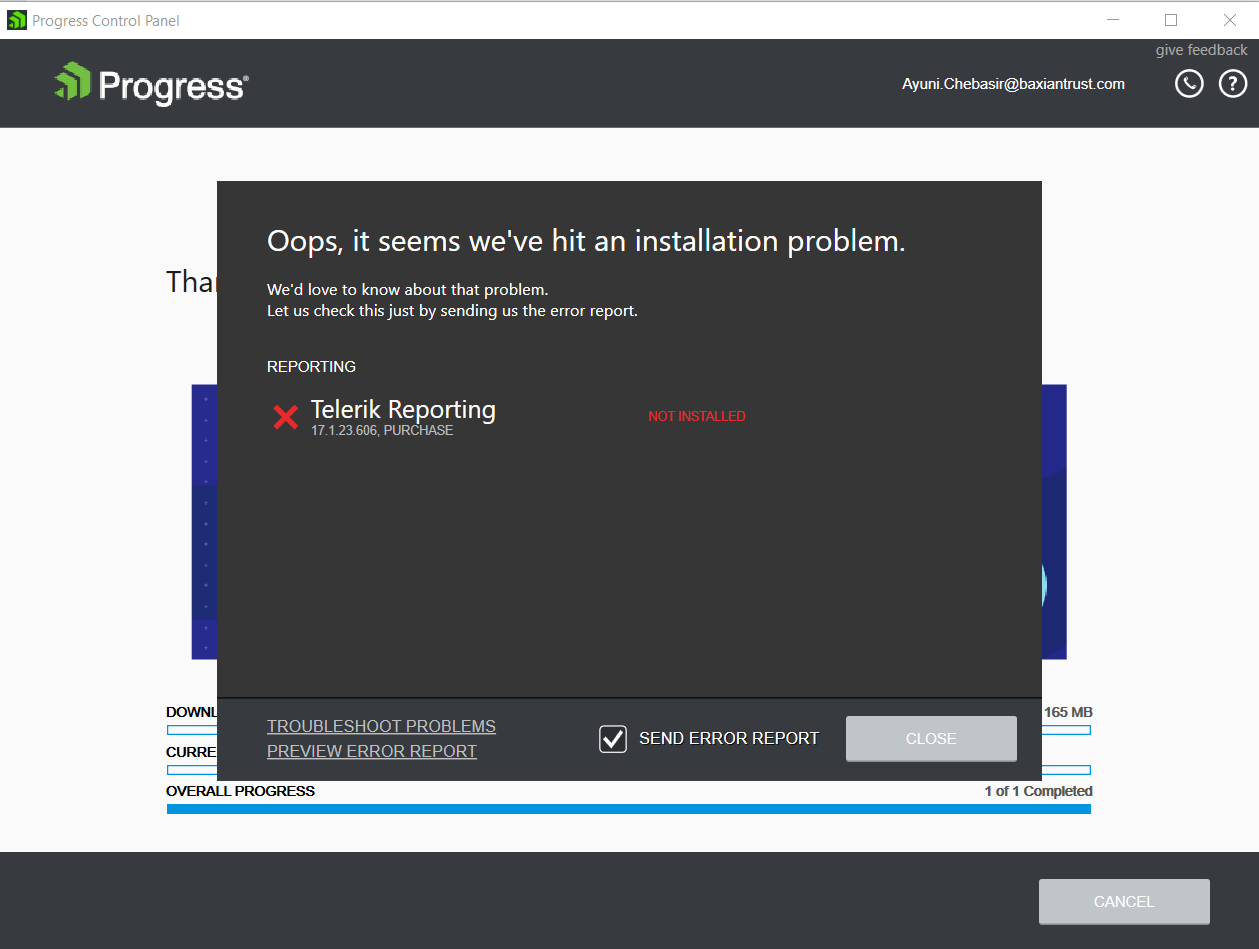 Cannot Install Reporting In Ui For Winforms Telerik Forums