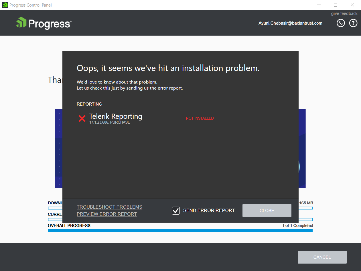 Cannot Install Reporting In Ui For Winforms Telerik Forums