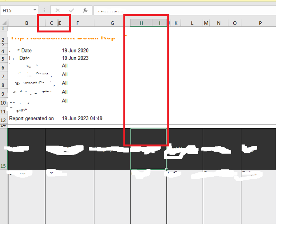 Telerik Report Export To Excel Cells Getting Merged Automatically In Reporting Telerik Forums