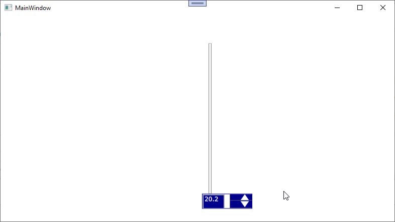 Styling the Thumb for a vertical RadSlider prevents dragging through the entire length of its ...