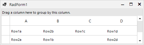 Left Align Grouping Header Row in UI for WinForms | Telerik Forums
