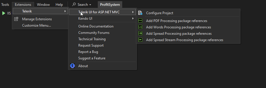 No Upgrade option in VS 2022 for a Telerik UI MVC 2018.2.620 solution ...
