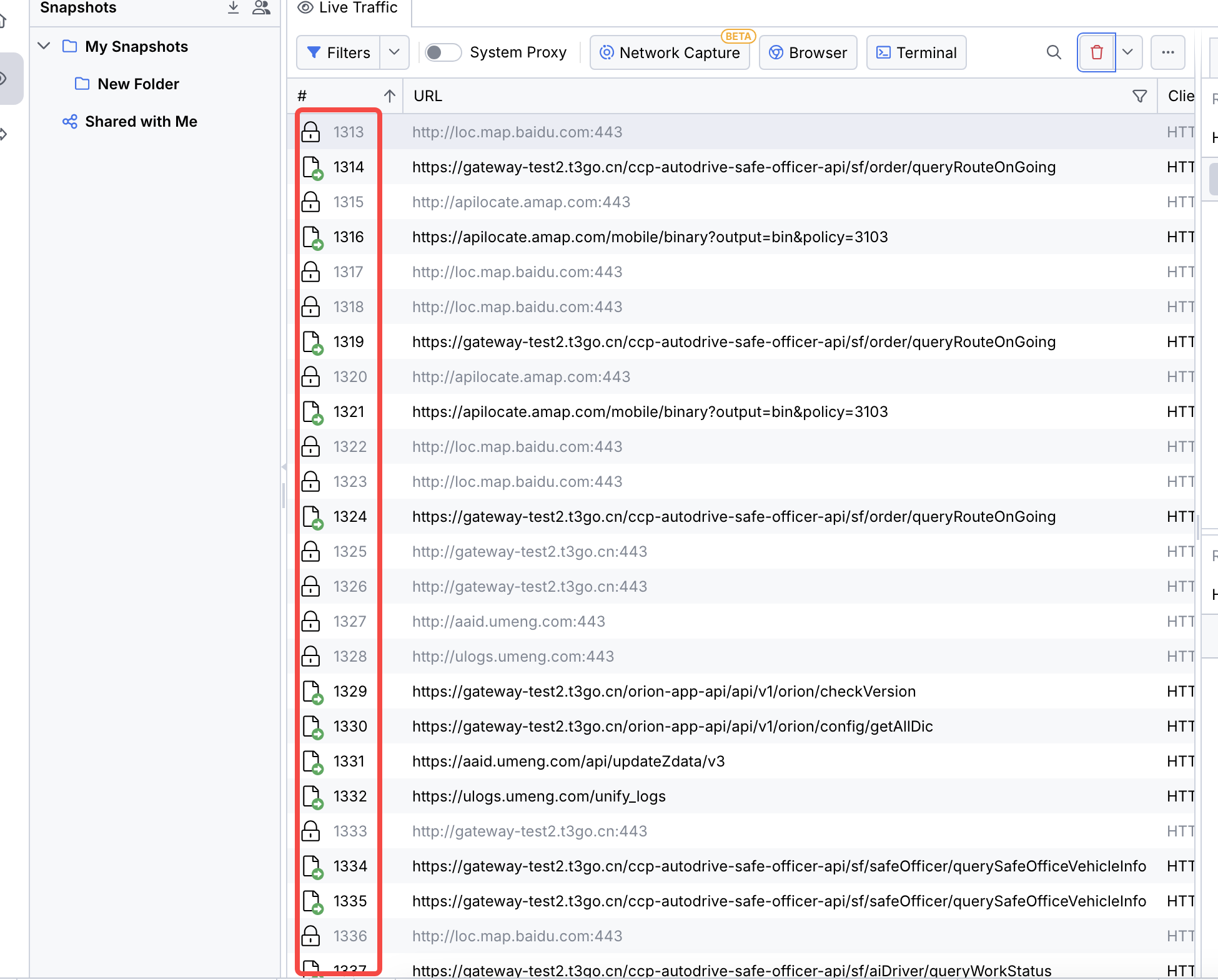 I'm not seeing any websocket traffic for our app in Fiddler | Telerik Forums