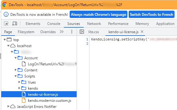 KendoLicensing.setScriptKey... security breach ? in Kendo UI for jQuery | Telerik Forums