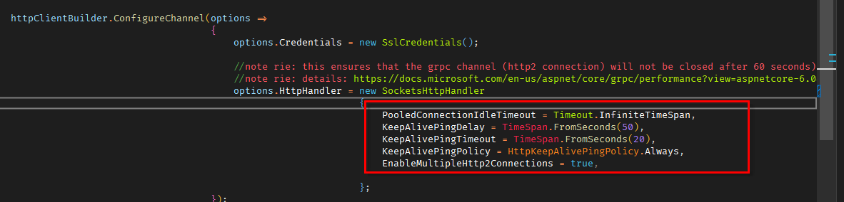 .Net 7 - gRPC - Error - Unable to get subchannel from HttpRequestMessage in Fiddler | Telerik Forums