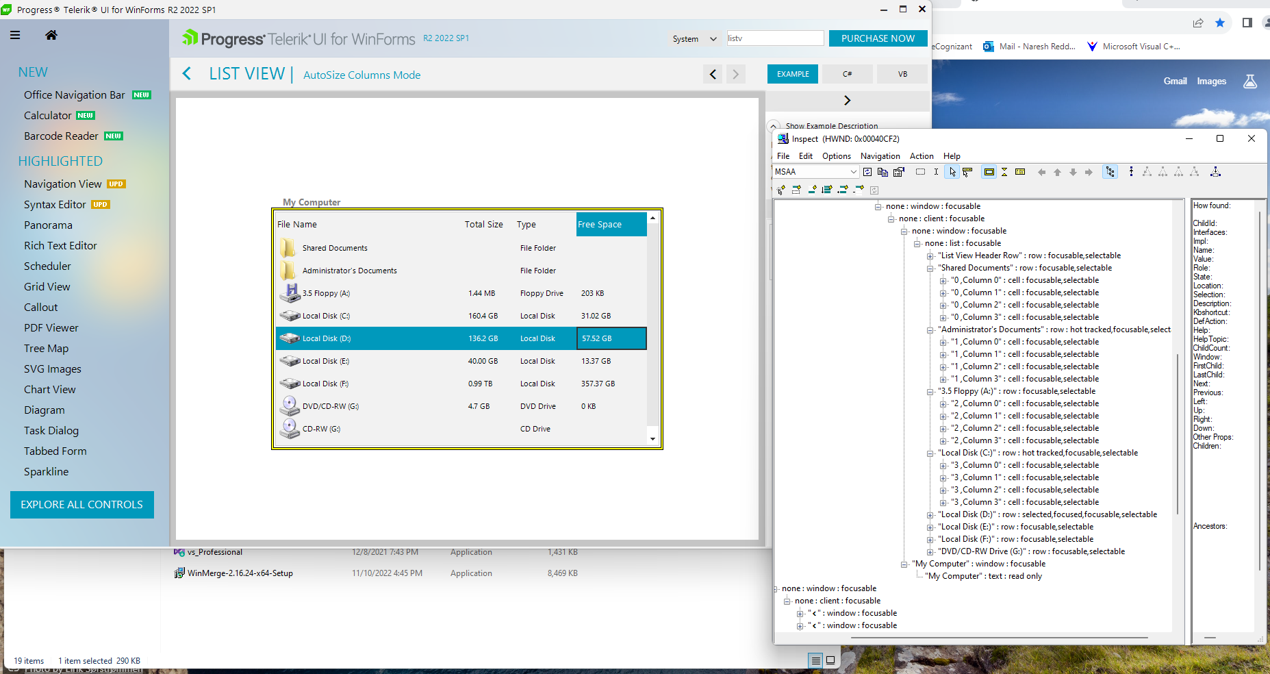 Not Able To Identify Automation Id Inside Radlistview Each Cell In Ui For Winforms Telerik Forums