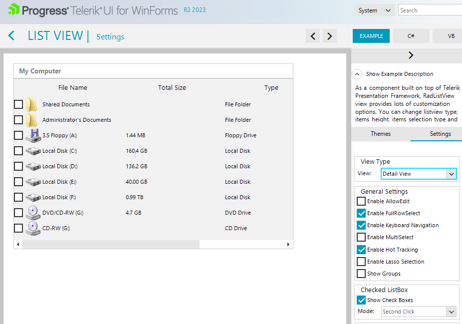 Radcheckedlistbox Data Loading In Ui For Winforms Telerik Forums