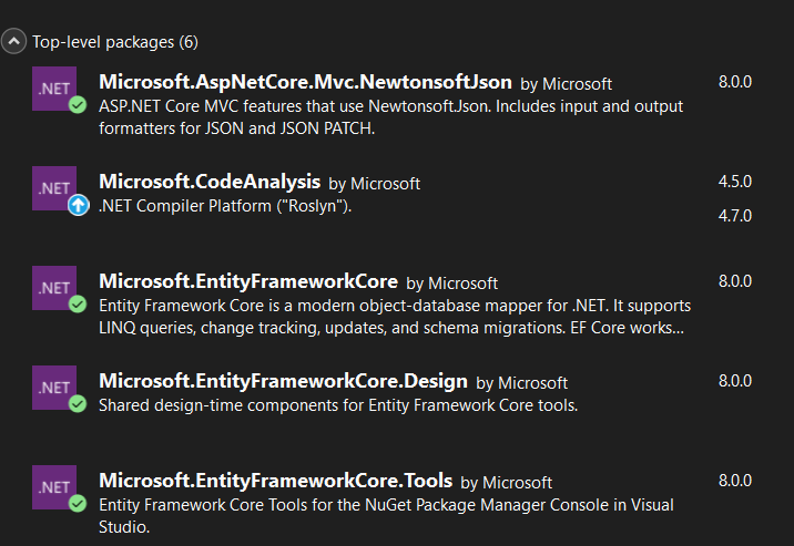 .Net 8 compatibility in UI for ASP.NET Core | Telerik Forums