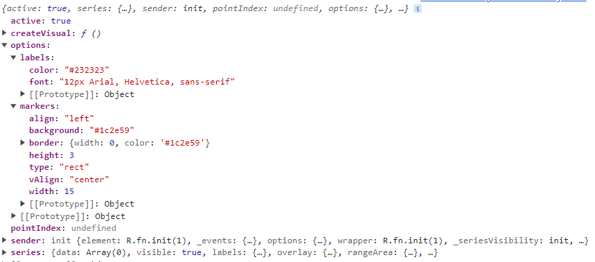 Chart legend markers matching series dash type in UI for ASP.NET MVC ...