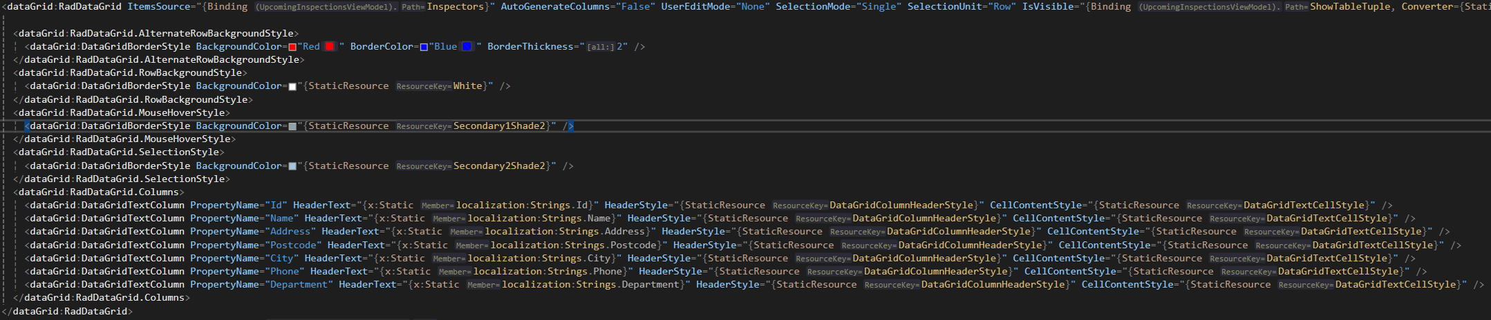 DataGrid AlternateRowBackgroundStyle not working when RowBackgroundStyle is set in UI for .NET ...