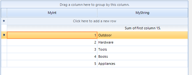Radgridview Summary Row In Ui For Winforms Telerik Forums