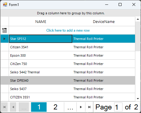 Winforms Datagrid with server side pagination with custom sql query? in UI for WinForms ...