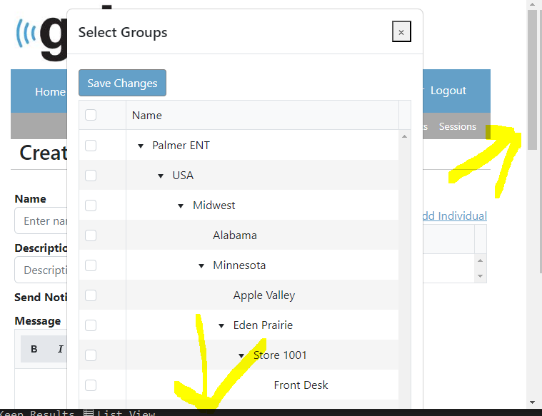 When showing a modal-dialog, how do I show just the TreeList's scroll bar? in UI for Blazor ...
