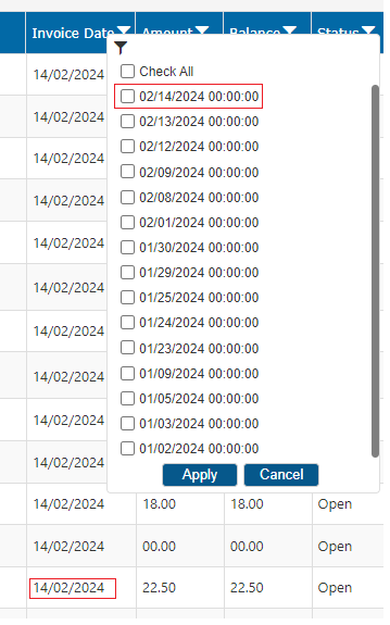 Format Filter Dropdown Items Of Decimal And Datetime Fields In Telerikradgrid In Ui For Asp
